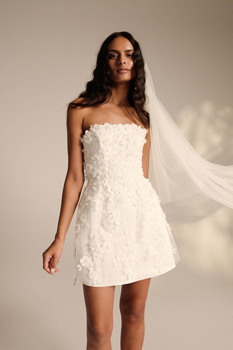 Monaco Lace Mini Dress - Kaviar Gauche